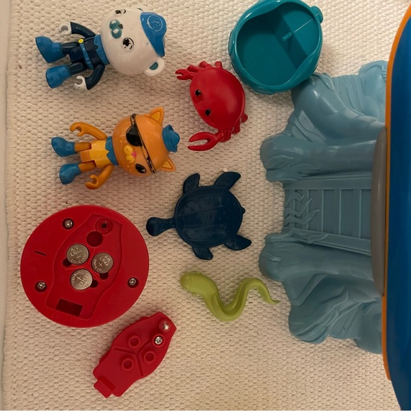 Toys | Octonauts Octopod Light Blue Base Complete Set With Figures And ...